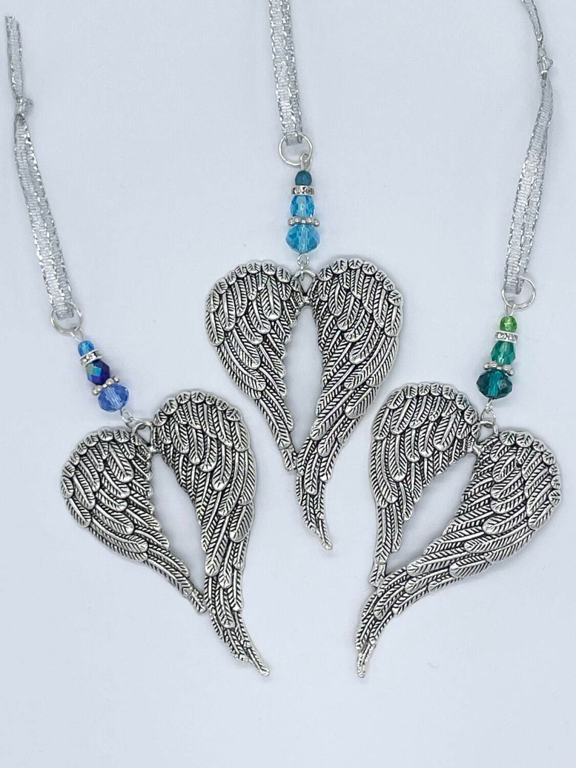 Angel wings hanging ornament