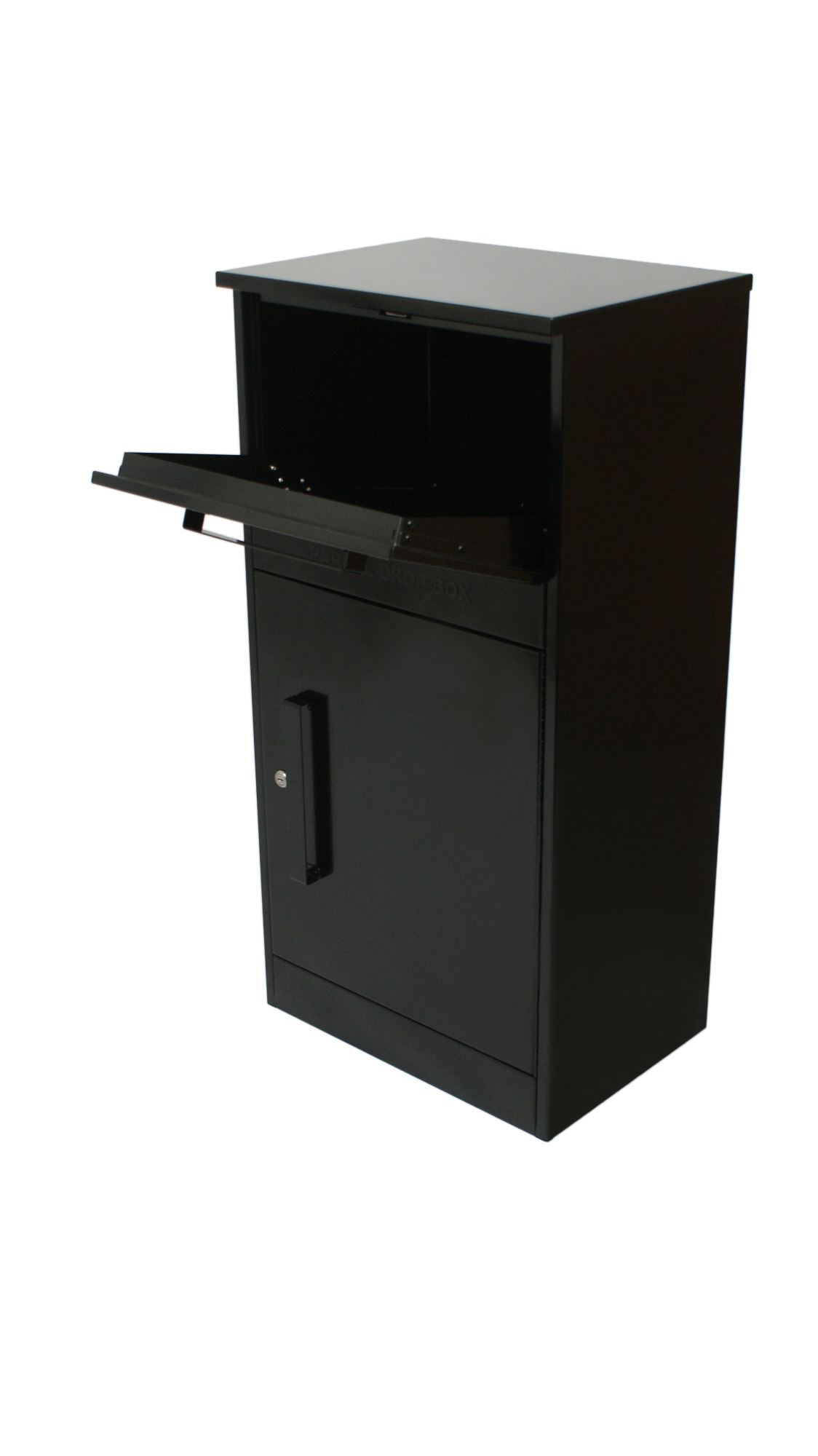 Floor standing Parcel drop box