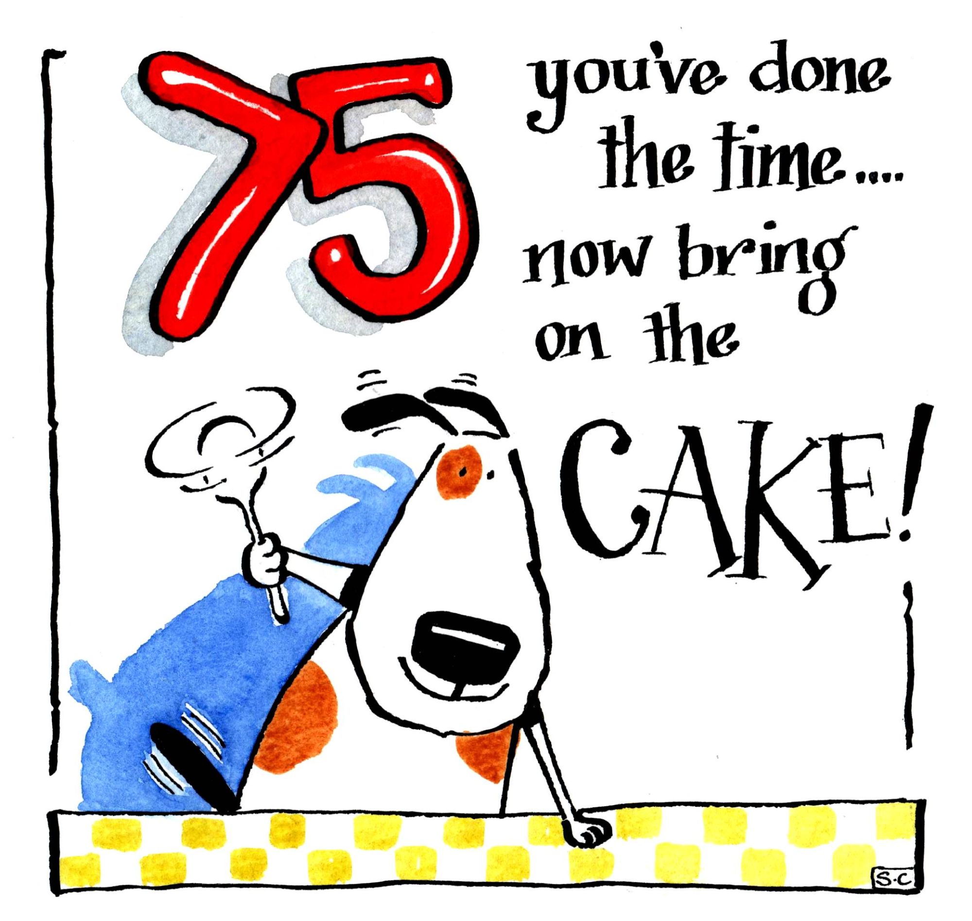 Funny Doggy 75th Birthday Card funny-doggy-75th-birthday-card