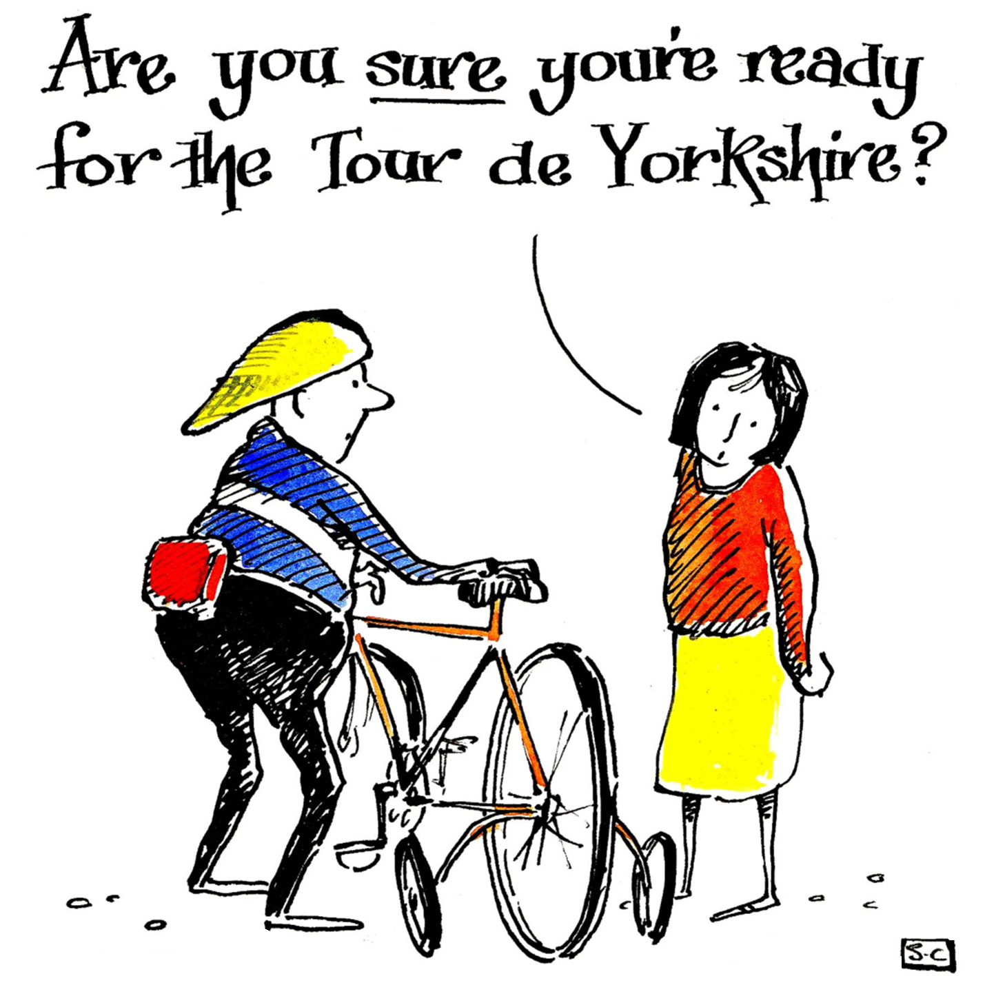 Cycling Card For The Keen Cyclist | Stephen Cocker Cards