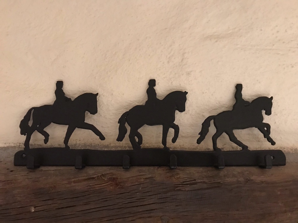 Dressage 6 Hook Key Rack