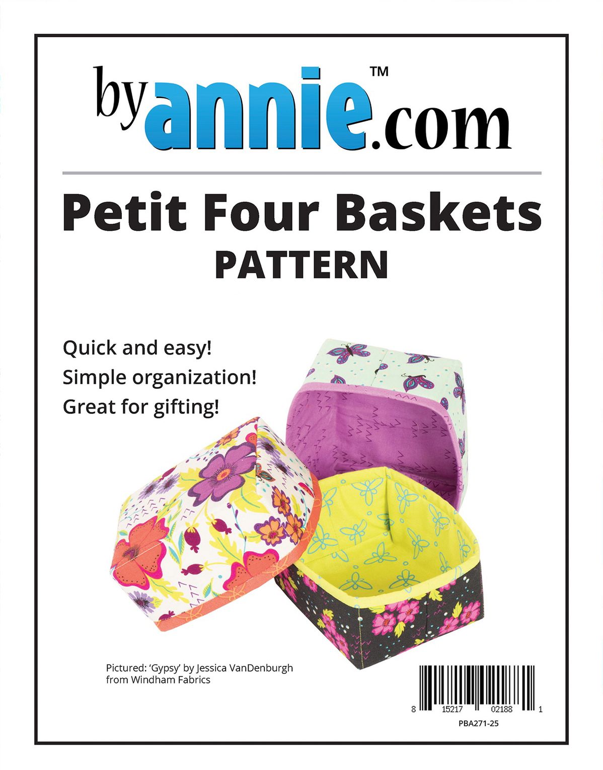 ByAnnie Petit Four Baskets Pattern PBA271