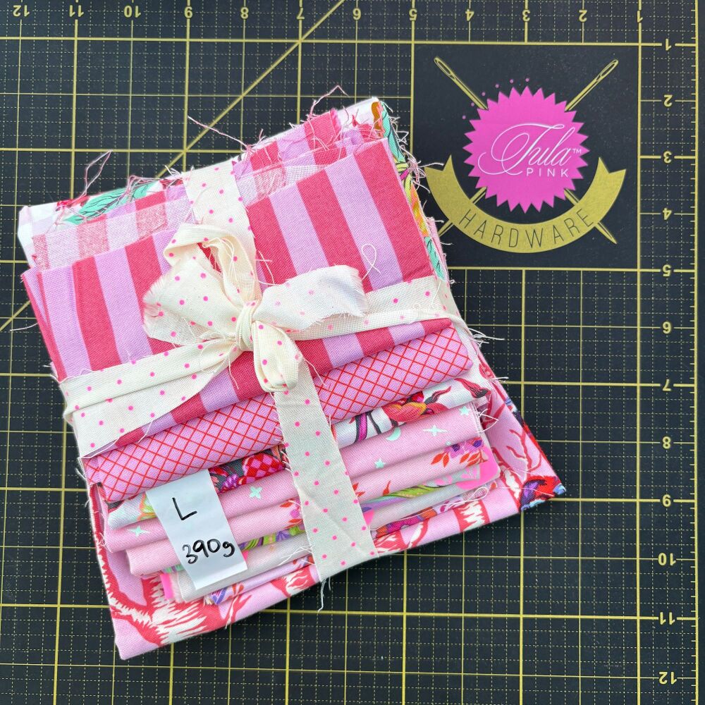Tula Pink Scrap Pack L 390g Stash Starter - PINK