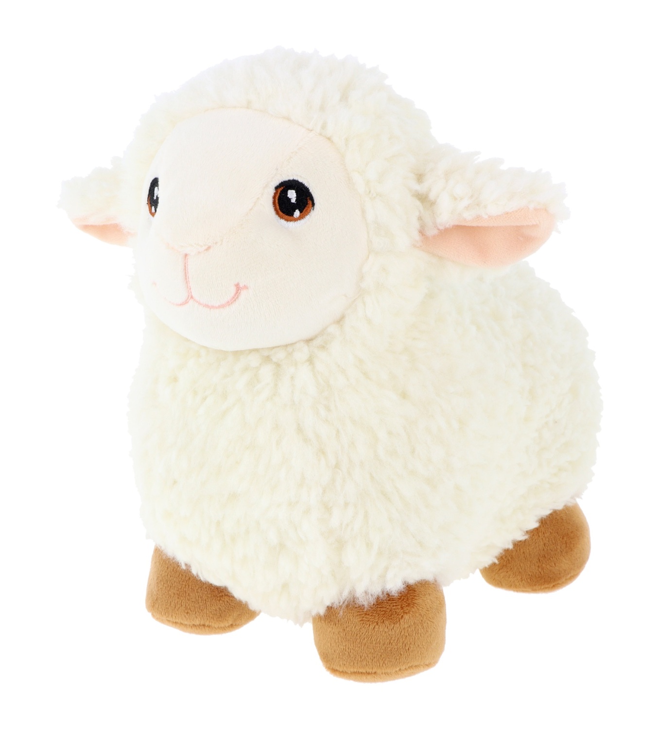 18cm eco Standing Sheep cuddly soft toy made from recycled plastic