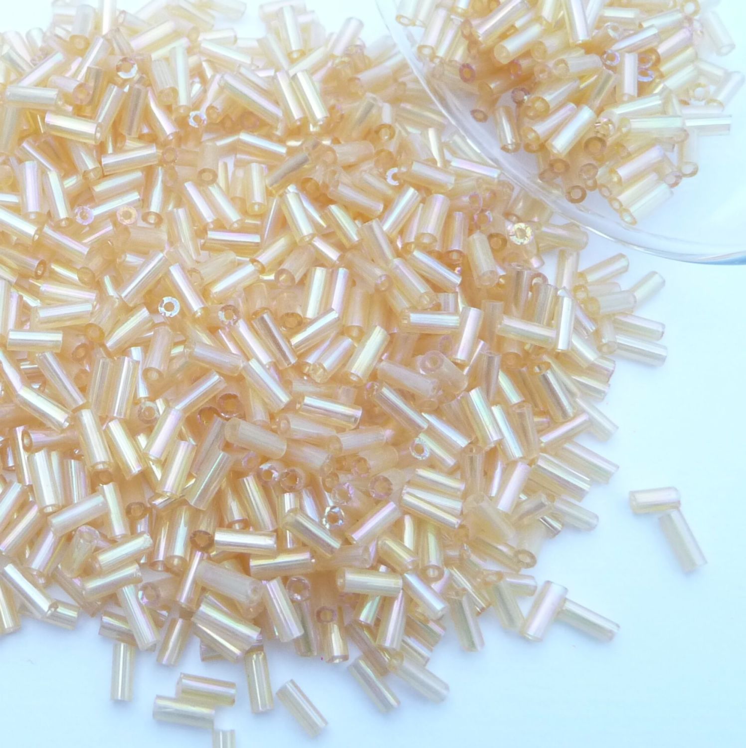 Vintage Gold 5mm Bugle Beads_Bead Cafe_Jewellery Making Beads_BC7247