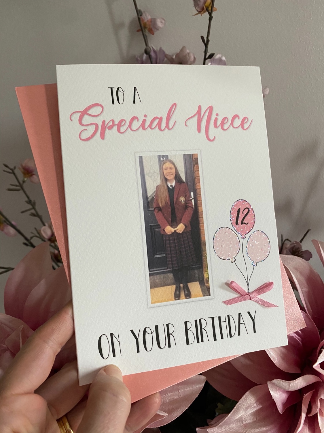 photo birthday card, personalised birthday card with photo