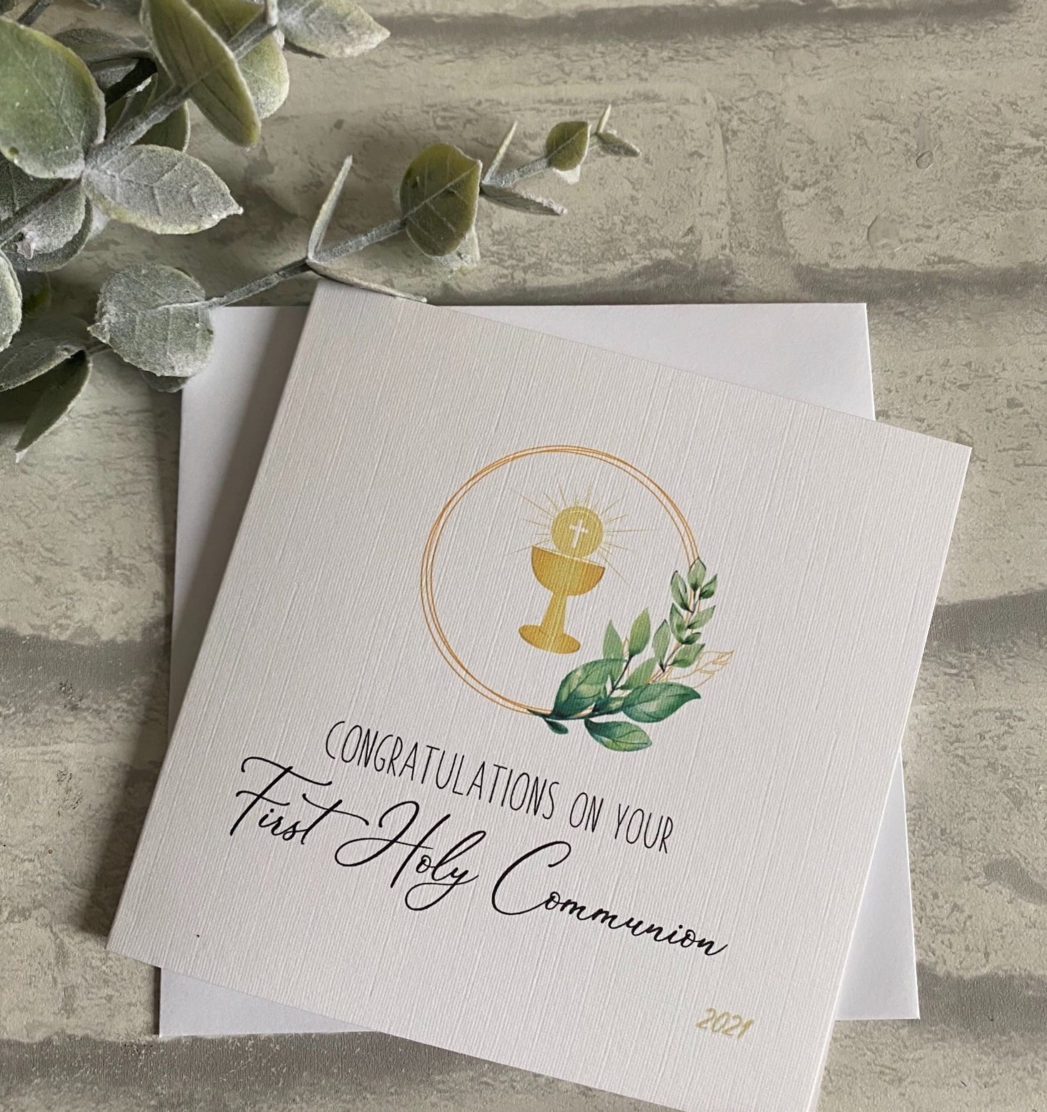 Personalised Cards, Communion card, Confirmation card