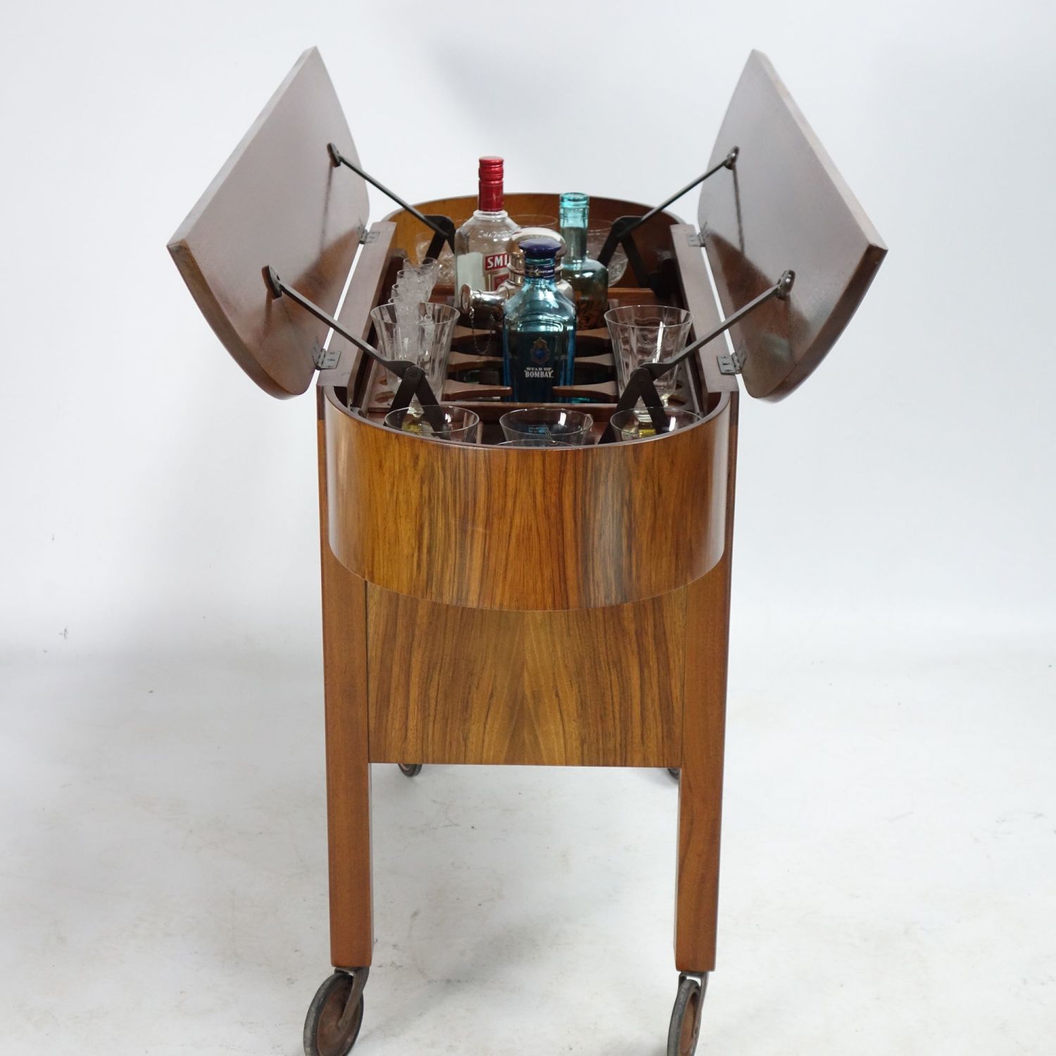 Art Deco Metamorphic Cocktail Cabinet Trolley Circa 1930 SOLD