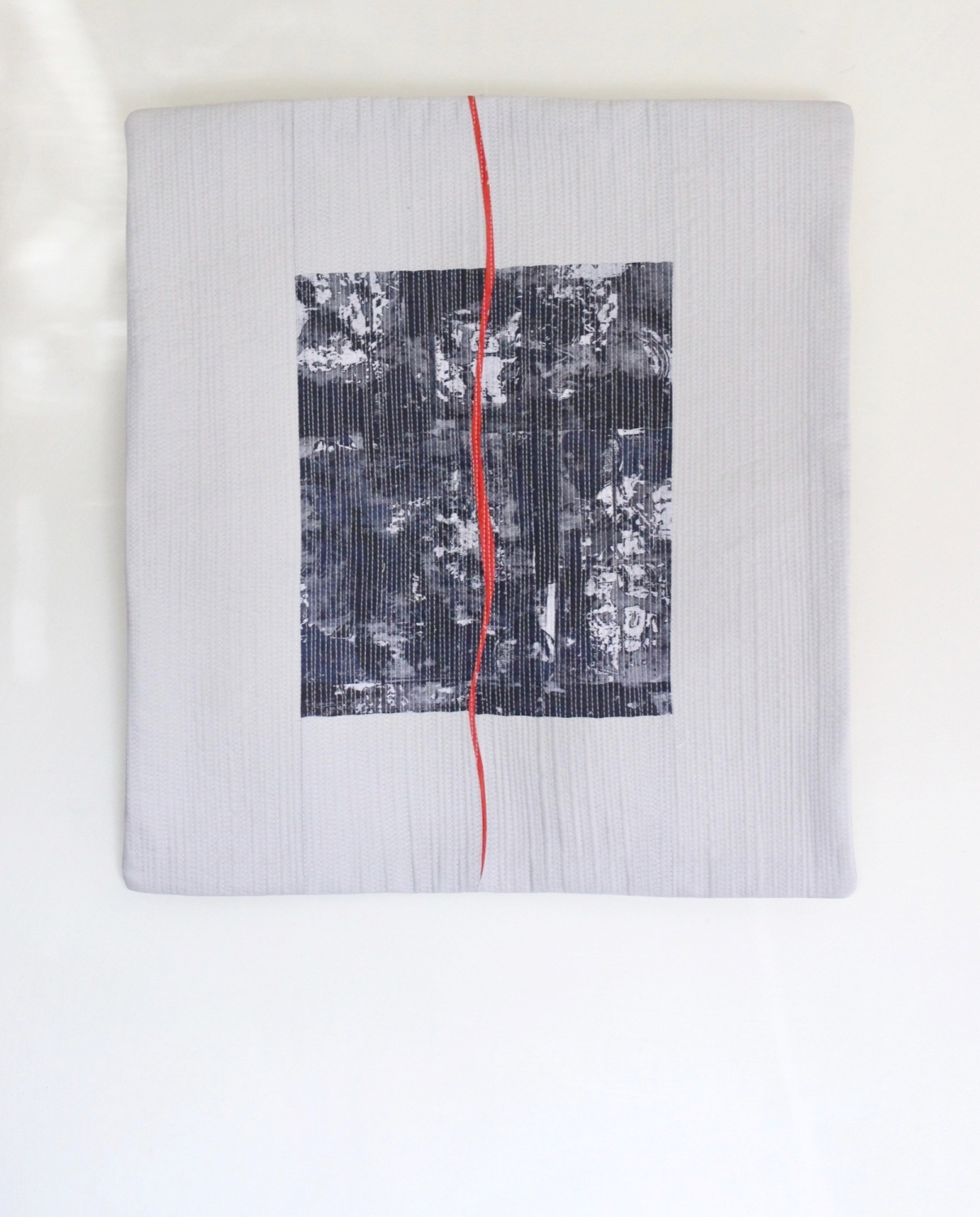 A unique mini quilted wall hanging called Fractured Shadows I and ...