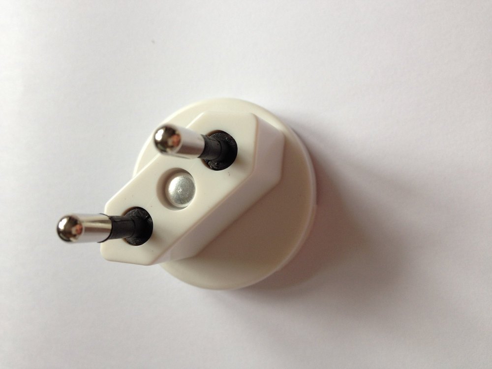 euro 2 pin plug adapter for use with the Rodger wireless bedwetting ...