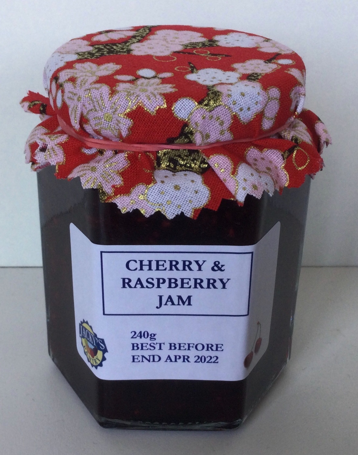 Jacky's Pantry Homemade Cherry and Raspberry Jam