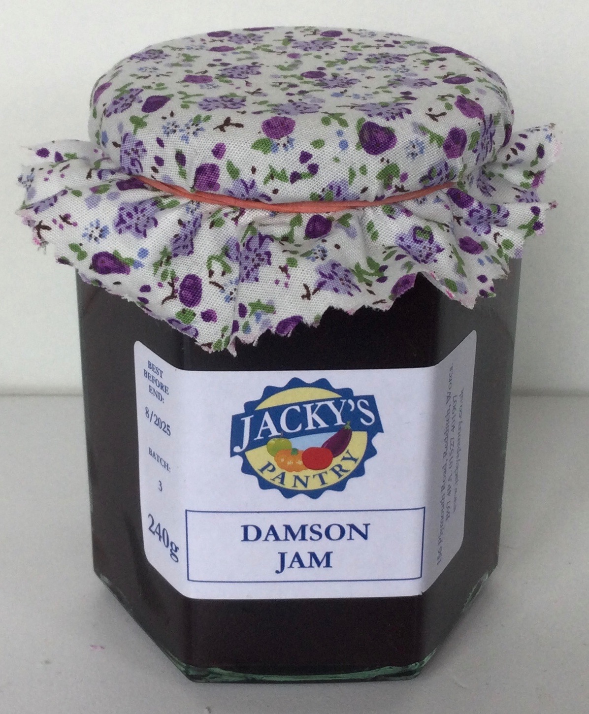 Jacky's Pantry Homemade Damson Jam