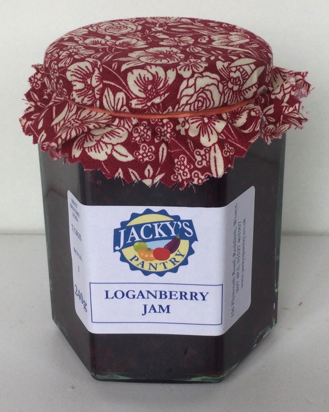 Jacky's Pantry Homemade Loganberry Jam