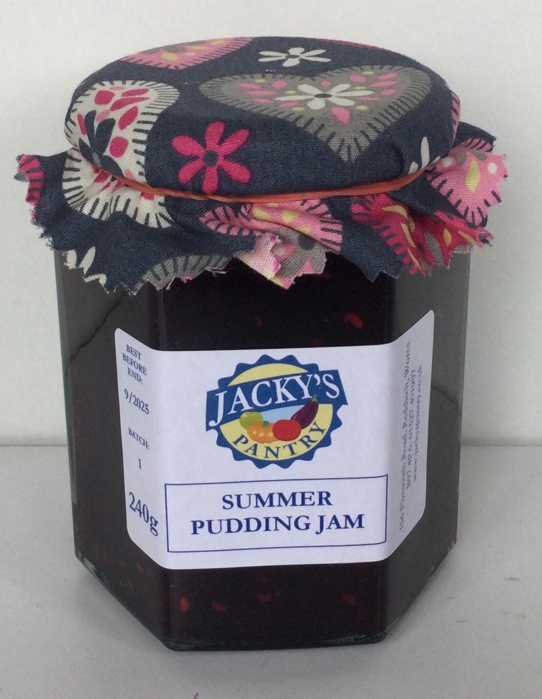 Jacky's Pantry Homemade Summer Pudding Jam