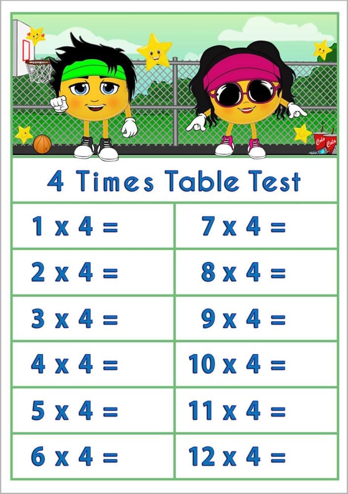 Kool Kidz fun and easy learn times tables Free Downloads