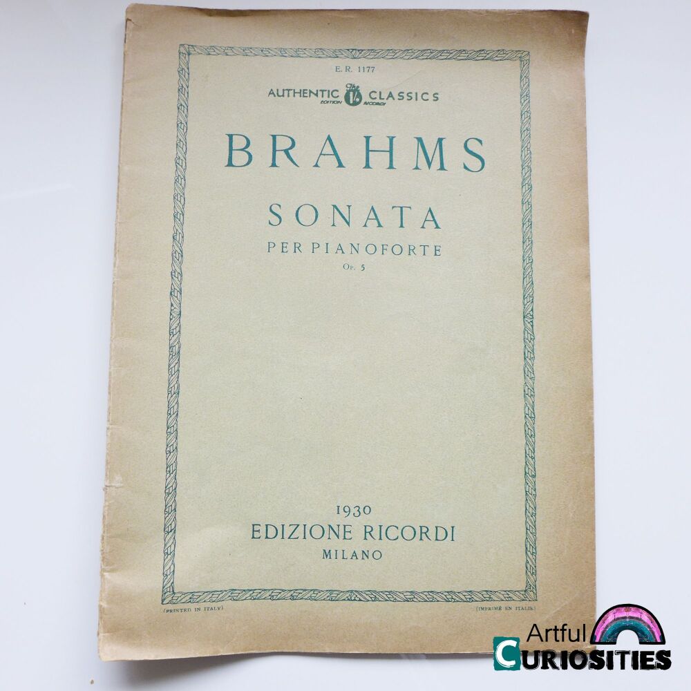 Ephemera - Music Paper Booklet - AC303