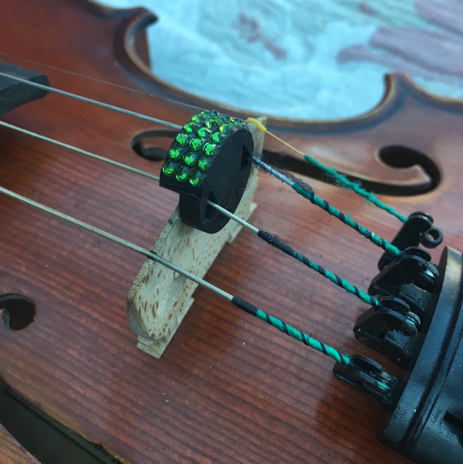 Swarovski Crystal Violin Mute