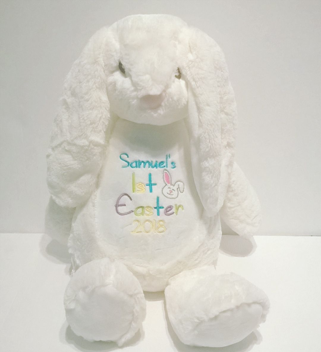 Personalised 1st Easter Bunny Soft Toy, First Easter Bunny by Imprint ...