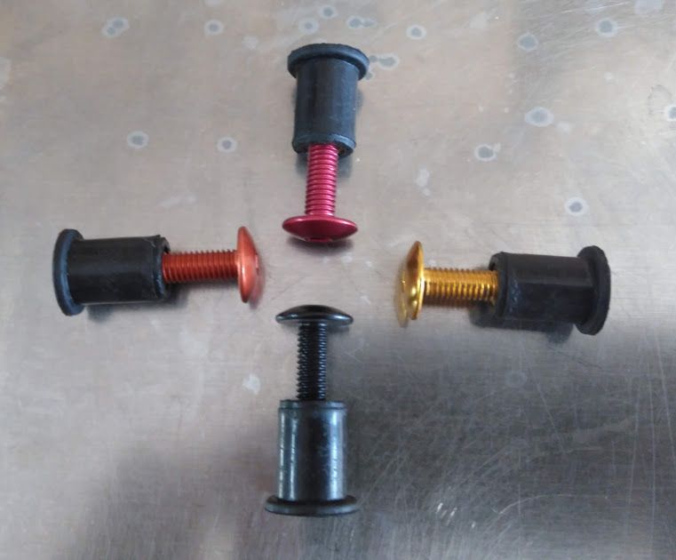 Screen Bolt Kit, in stainless steel and anodised coloured bolt options ...