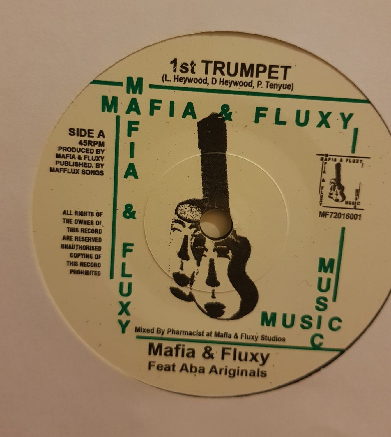 1st Trumpet Aba Ariginal 7" Vinyl Mafia & Fluxy
