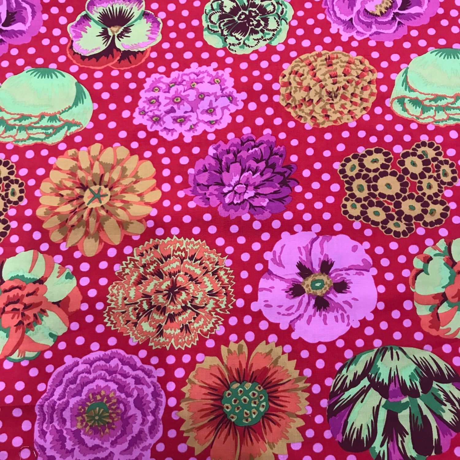 Plants and Flowers Fabric-Cotton Fabric- Flo-Jo Fabrics