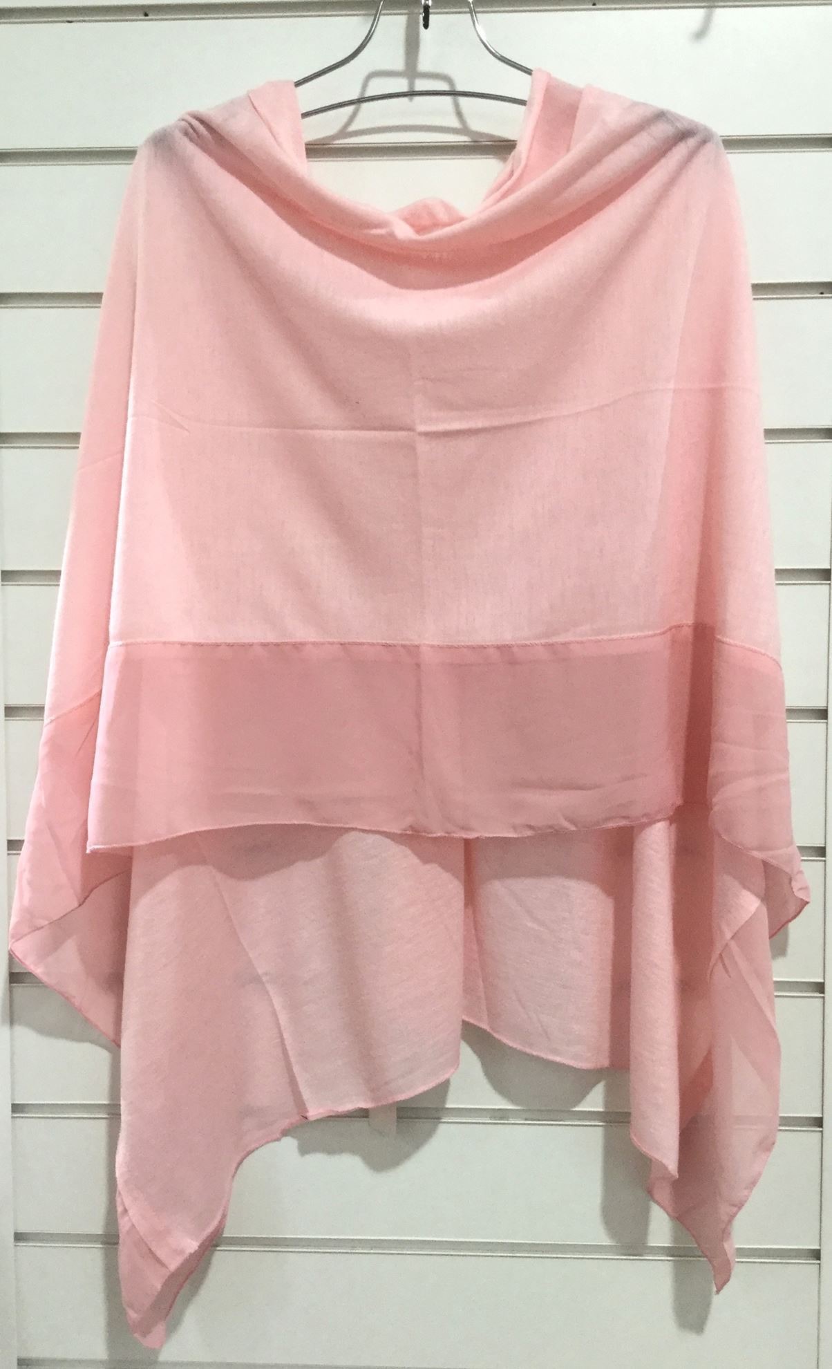 Lightweight Poncho Pink