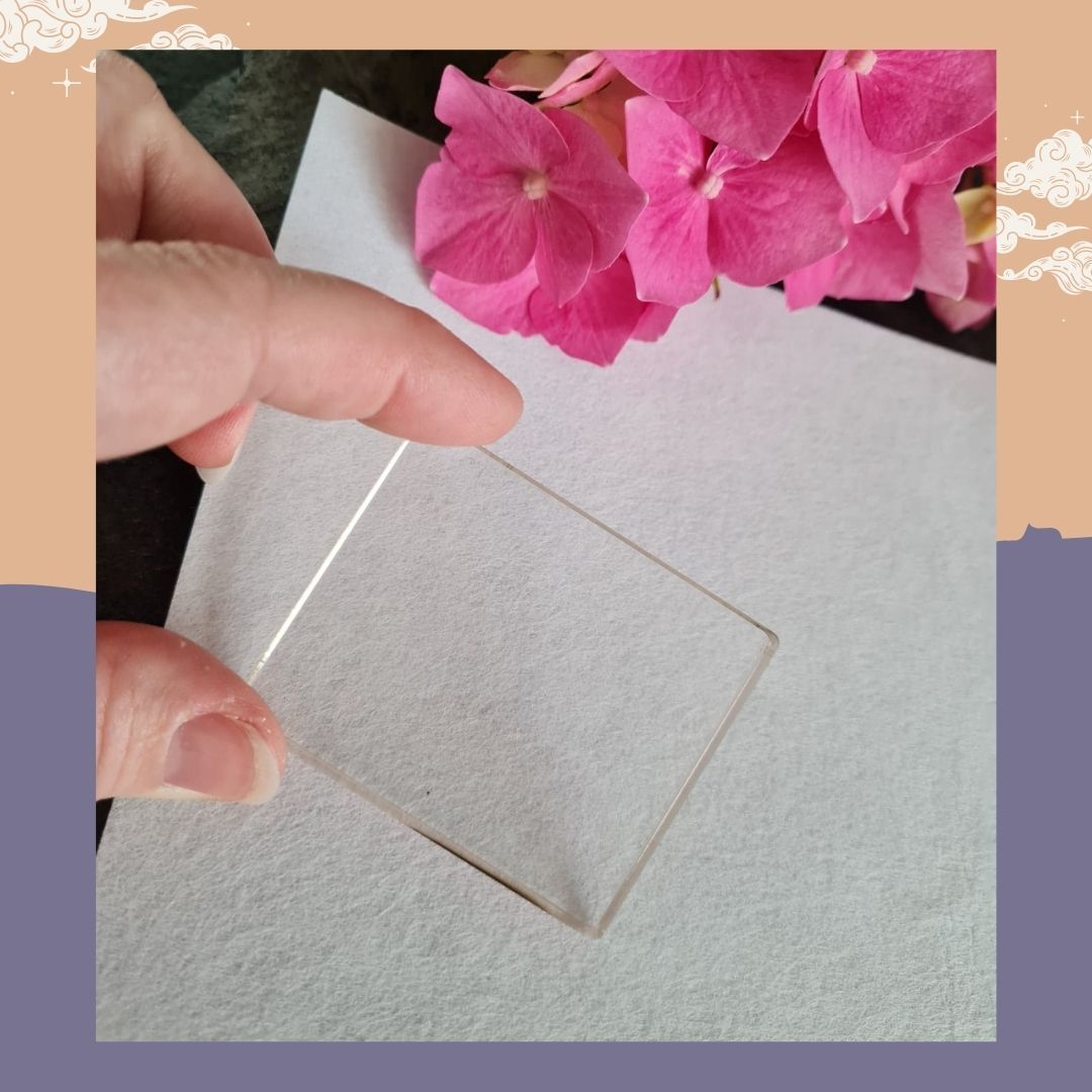 mini stamping block and bead embroidery base foundation