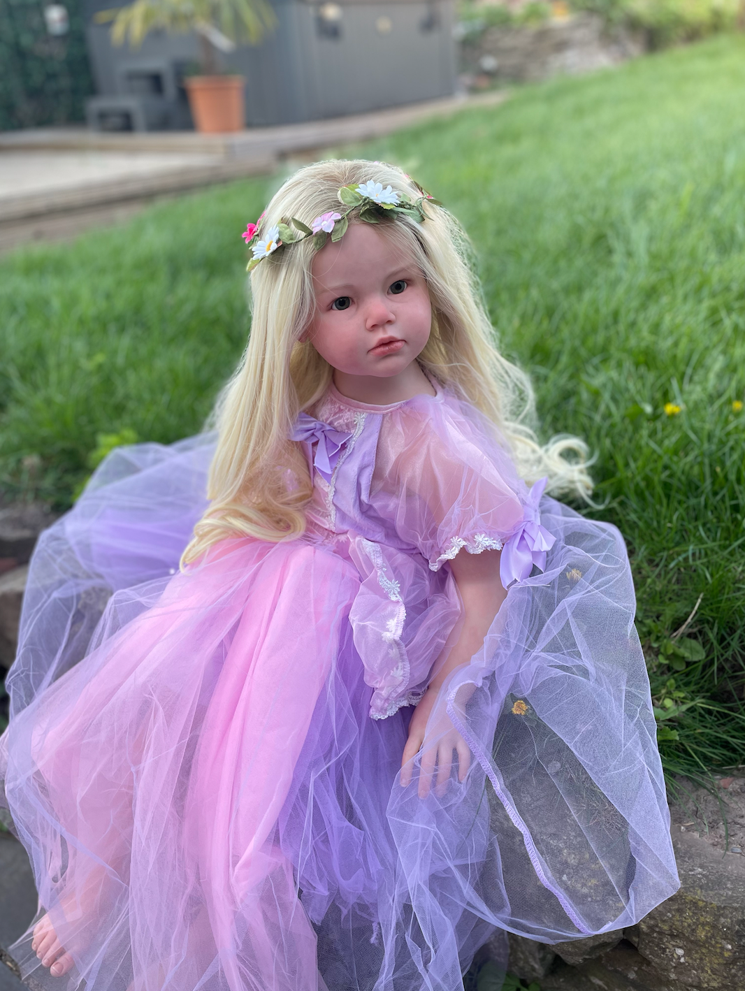 Custom Rapunzel Inspired Disney Tangled Angelica child size princess doll