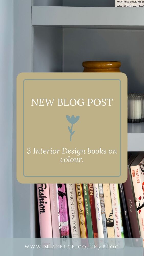 5 INTERIOR DESIGN BOOKS ON COLOUR