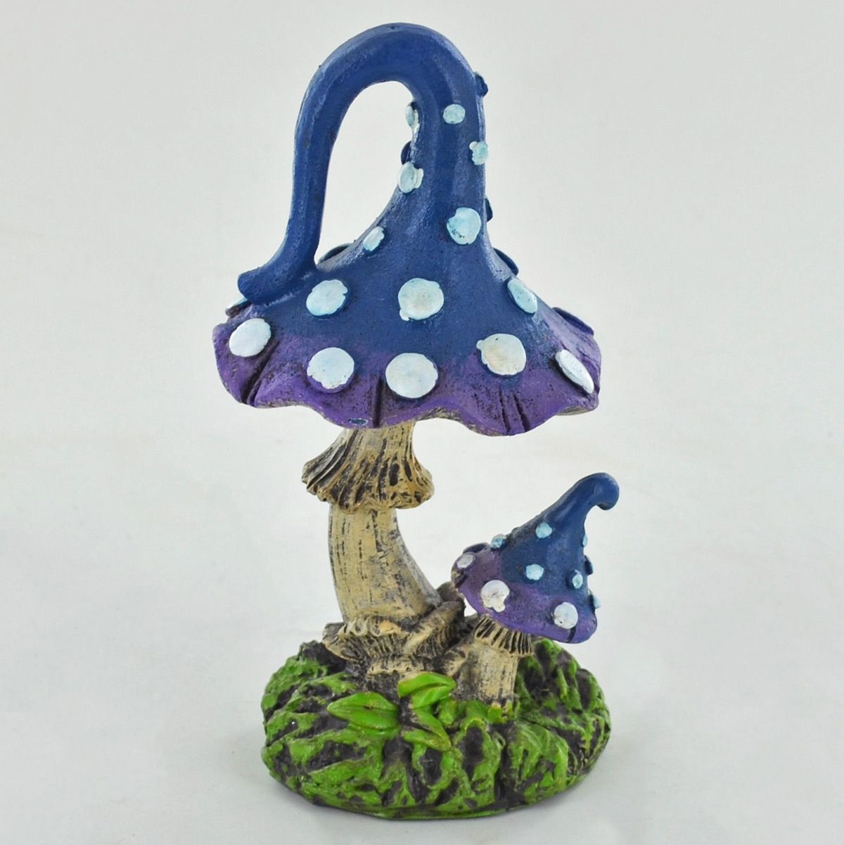 Coloured Toadstool - Blue & Purple