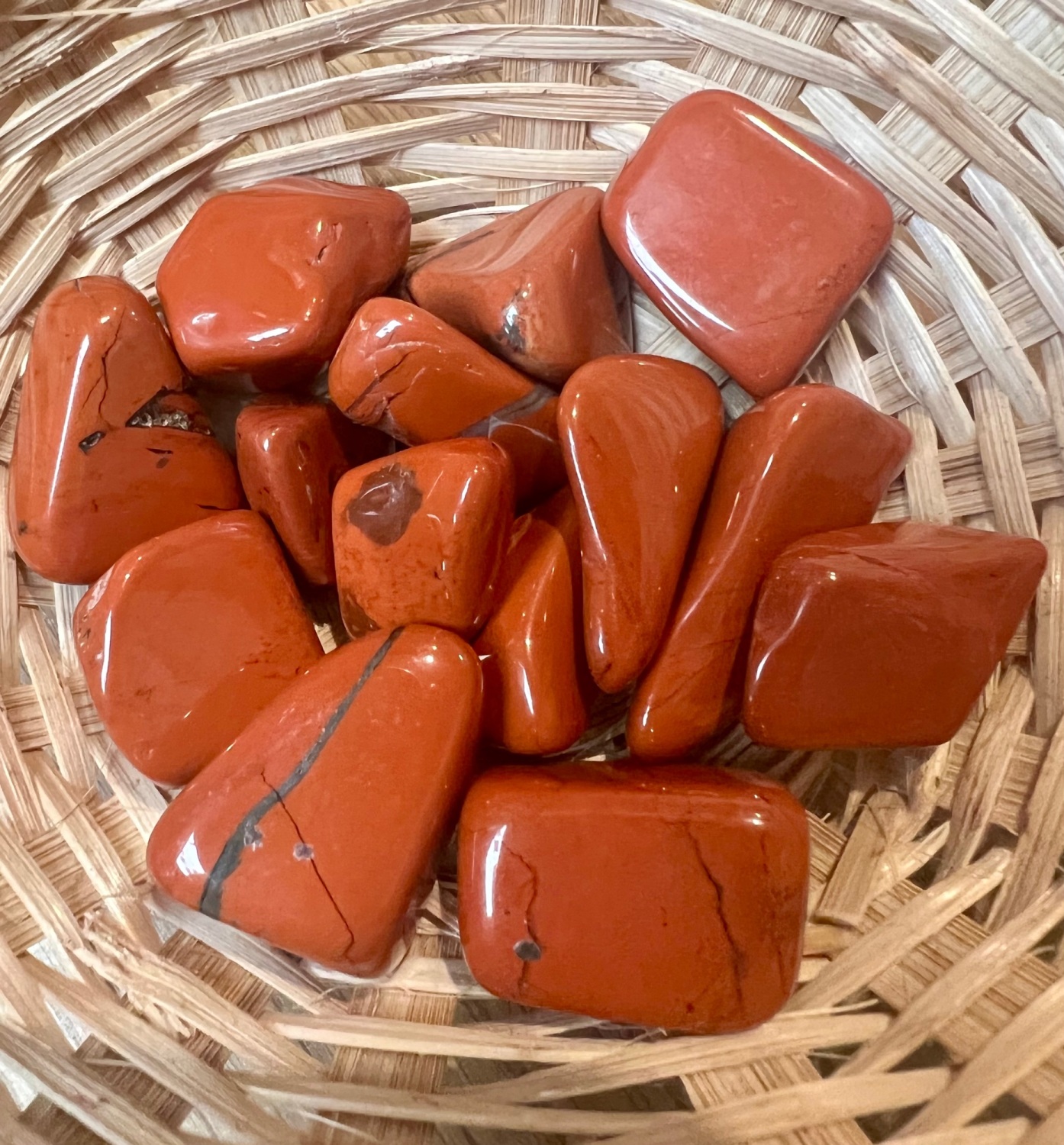 Tumblestone - Jasper, Red