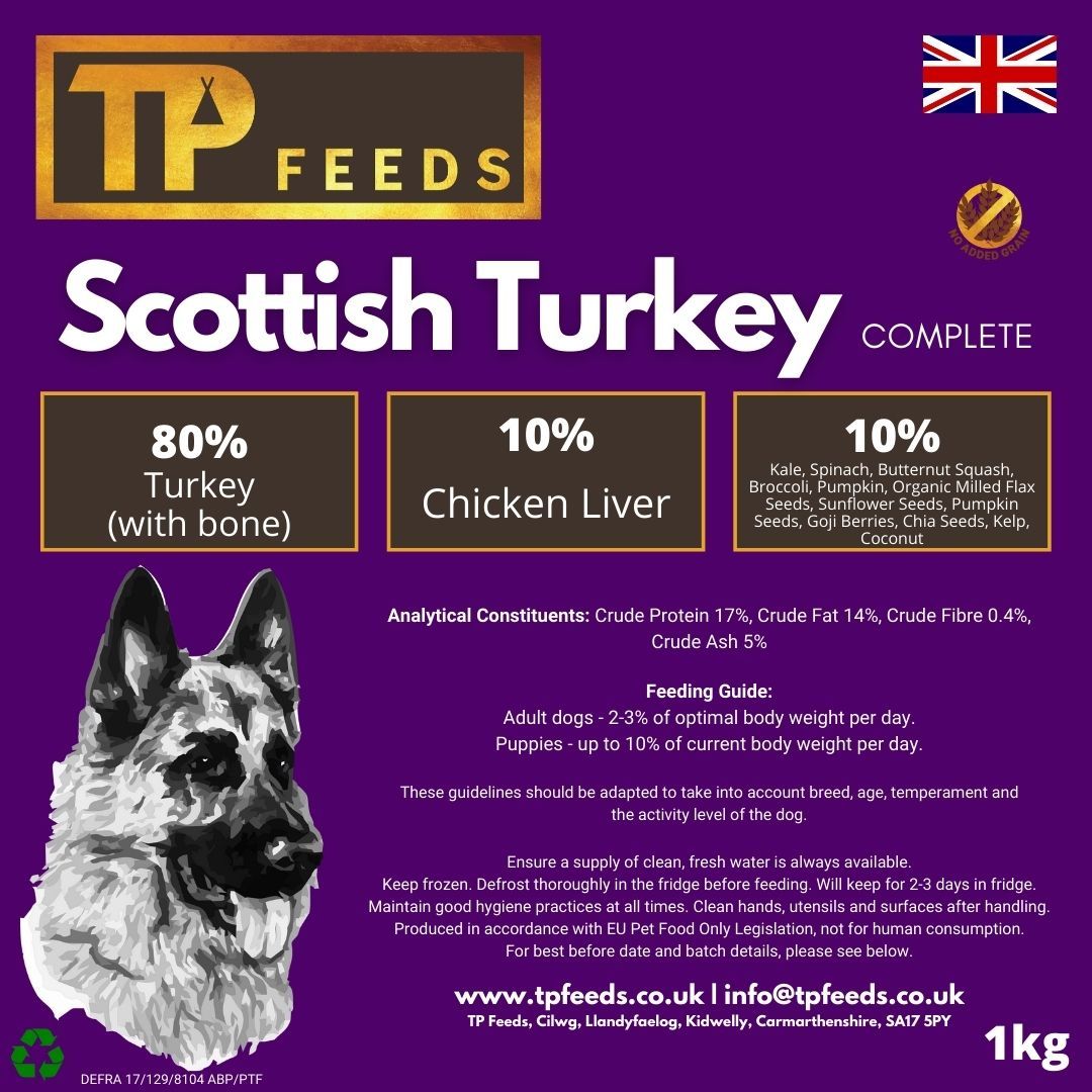 Scottish Turkey Raw Dog Mince