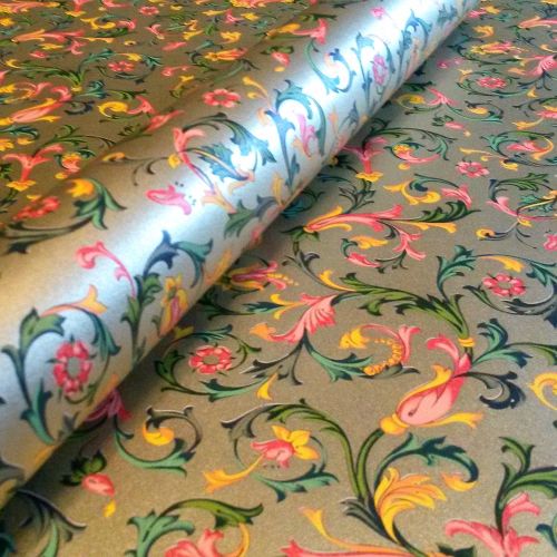 Blue Florentine Pattern