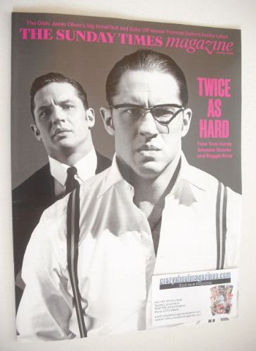 The Sunday Times magazine - Tom Hardy cover (23 August 2015)
