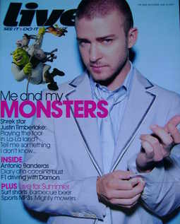 Live magazine - Justin Timberlake cover (10 June 2007)