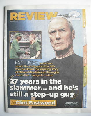 The Mail On Sunday Review newspaper supplement - Clint Eastwood cover ...