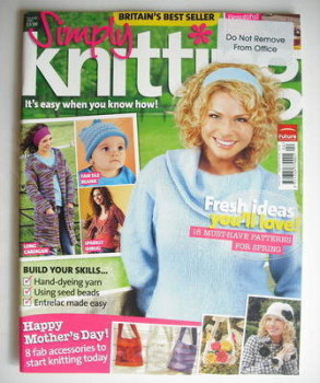 Simply Knitting Magazine Back Issues. Old Knitting Magazines