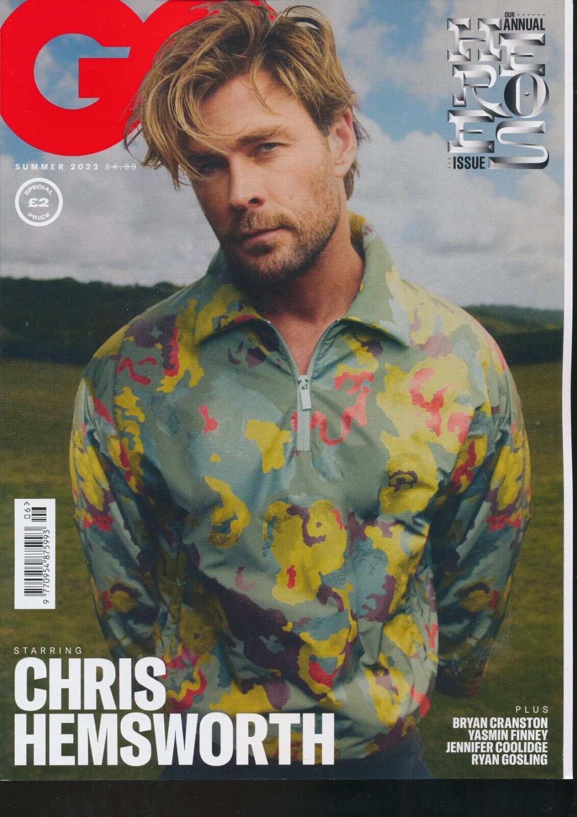 British GQ magazine - Summer 2023 - Chris Hemsworth cover