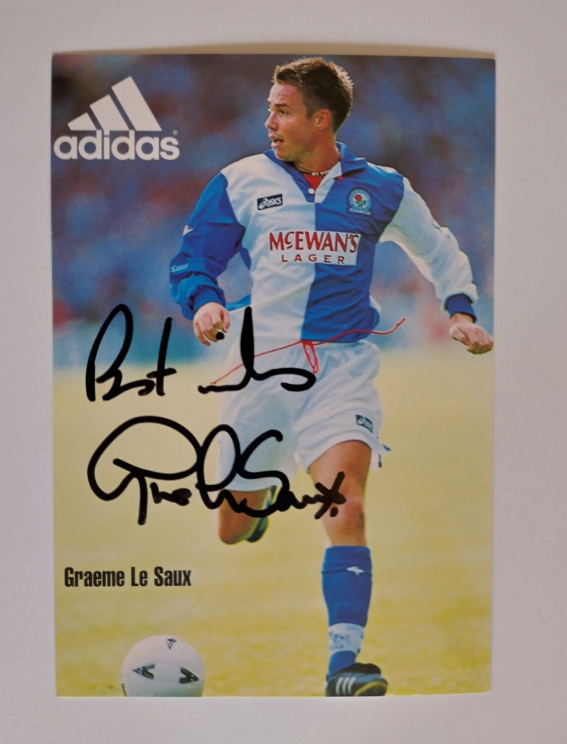 Graeme Le Saux autograph (hand-signed photograph)