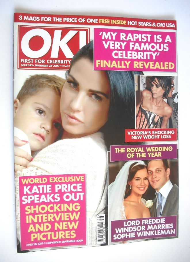 OK! magazine - Katie Price cover (22 September 2009 - Issue 692)