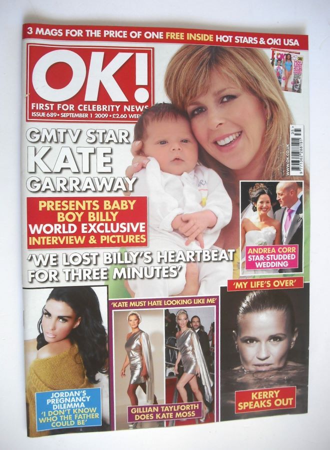 OK! magazine - Kate Garraway cover (1 September 2009 - Issue 689)