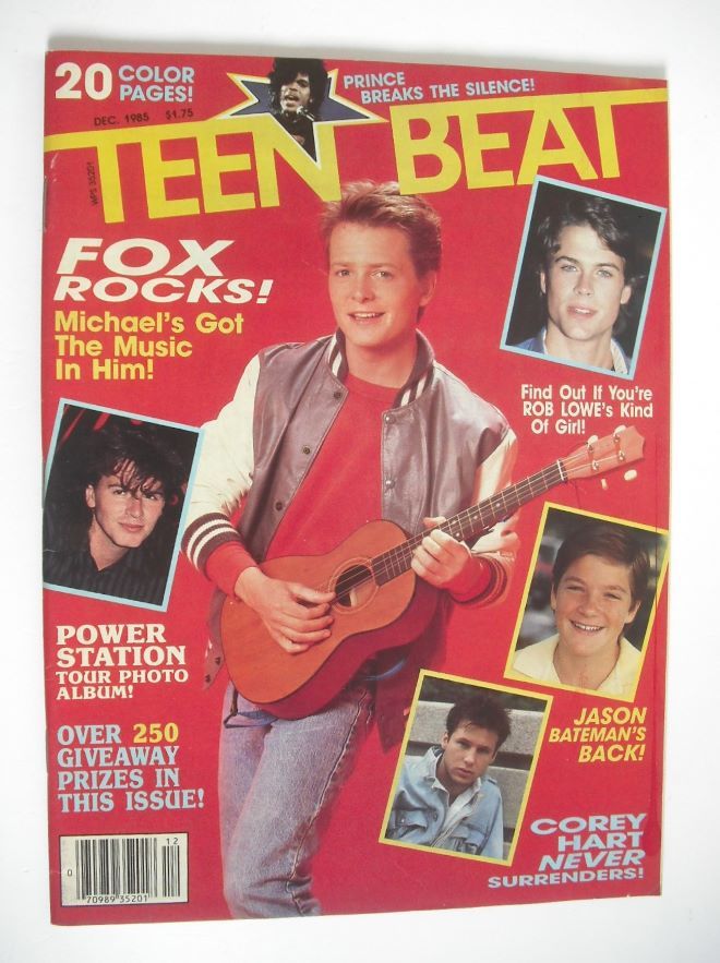 Teen Beat magazine (December 1985 - Michael J Fox cover)