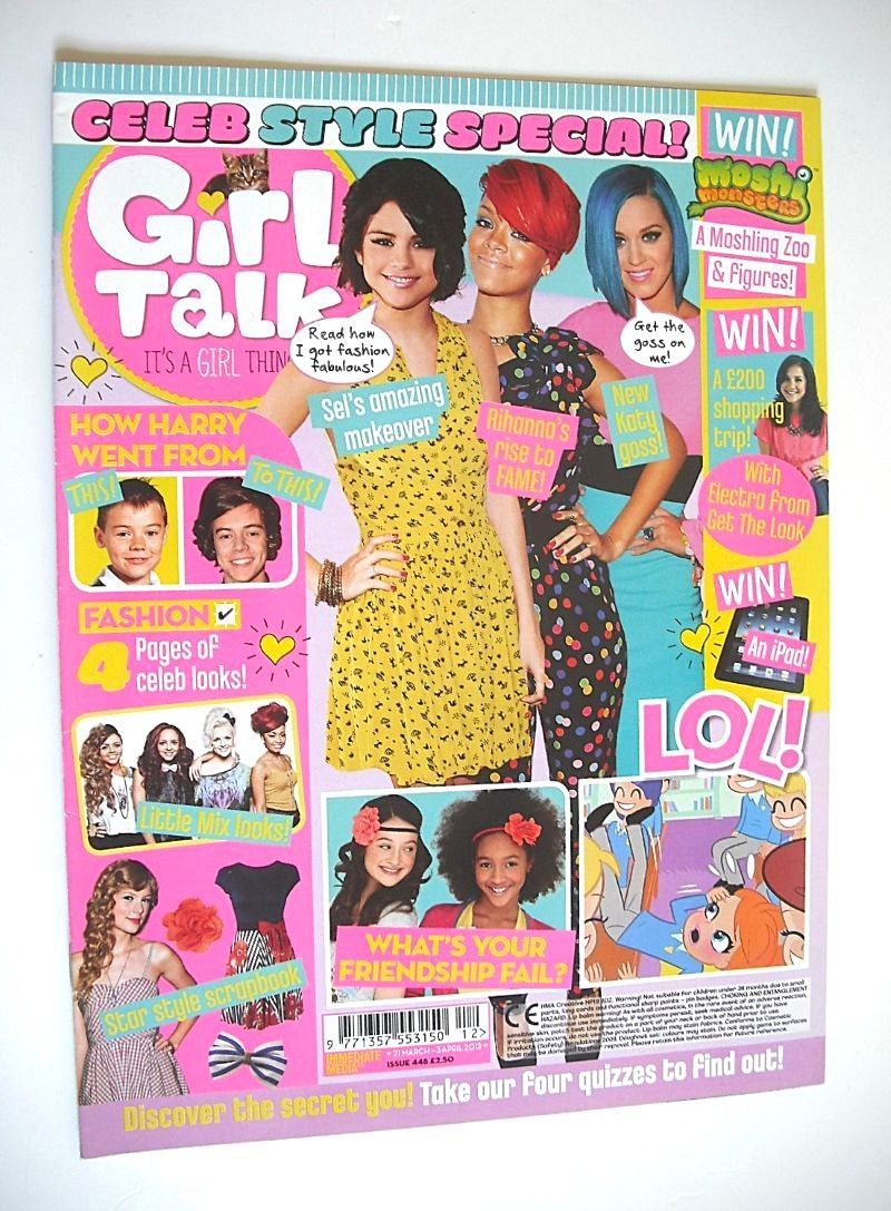 Girl Talk magazine - Celeb Style cover (21 March - 3 April 2012)
