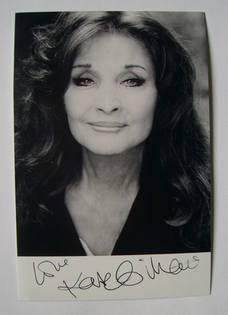 Kate O'Mara autograph