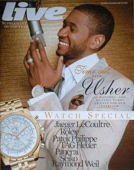 Live magazine - Usher cover (18 May 2008)
