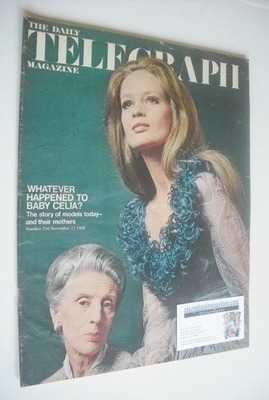 The Daily Telegraph magazine - Celia Hammond cover (22 November 1968)