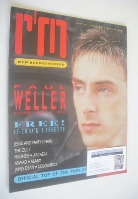Record Mirror magazine - Paul Weller cover (28 September 1985)