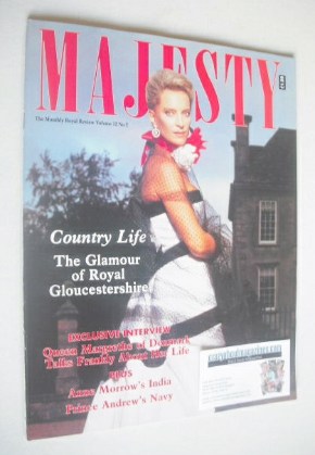 Majesty magazine - Princess Michael Of Kent cover (February 1991 ...