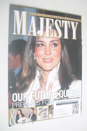 Majesty magazine - Kate Middleton cover (March 2011 - Vol 32 No 3)