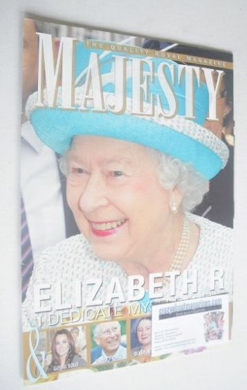 Majesty magazine - Queen Elizabeth II cover (March 2012)